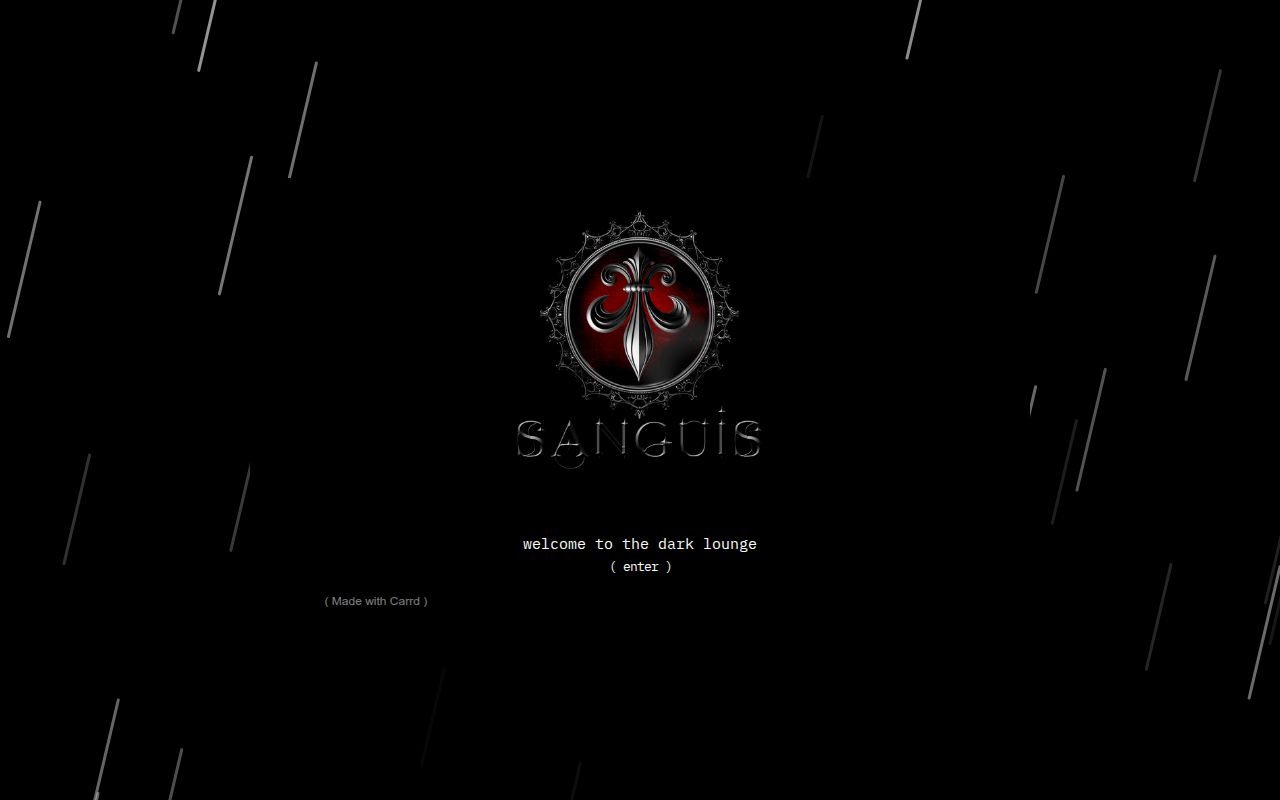 Sanguis Speakeasy
